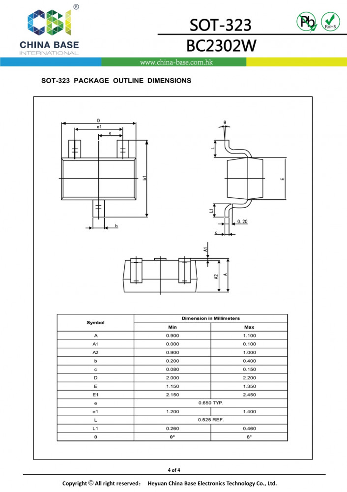 BC2302W datasheet page 4