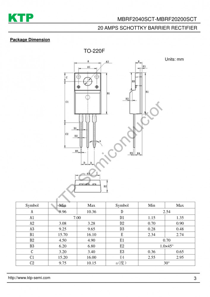 MBRF20150SCT datasheet page 3