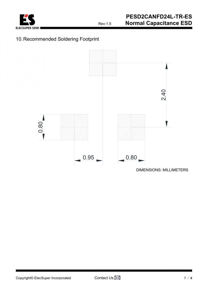 PESD2CANFD24L-TR-ES datasheet page 7