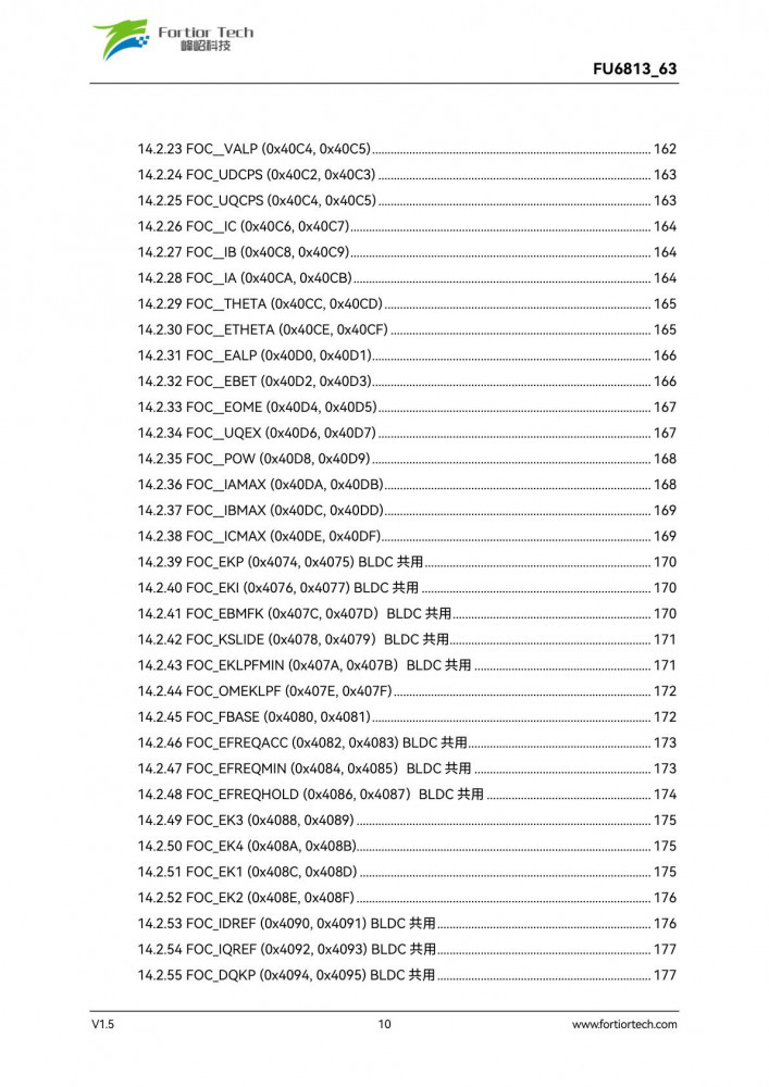 FU6863Q datasheet page 10