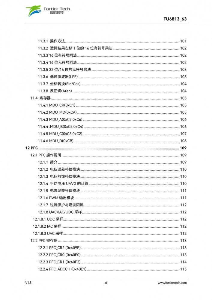 FU6863Q datasheet page 6