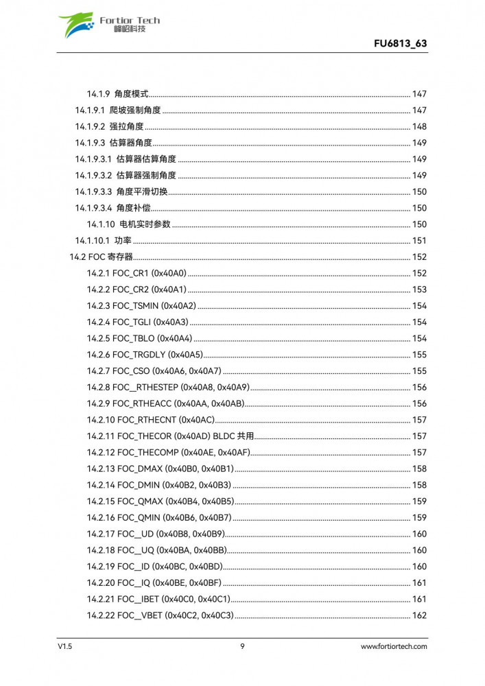FU6863Q datasheet page 9