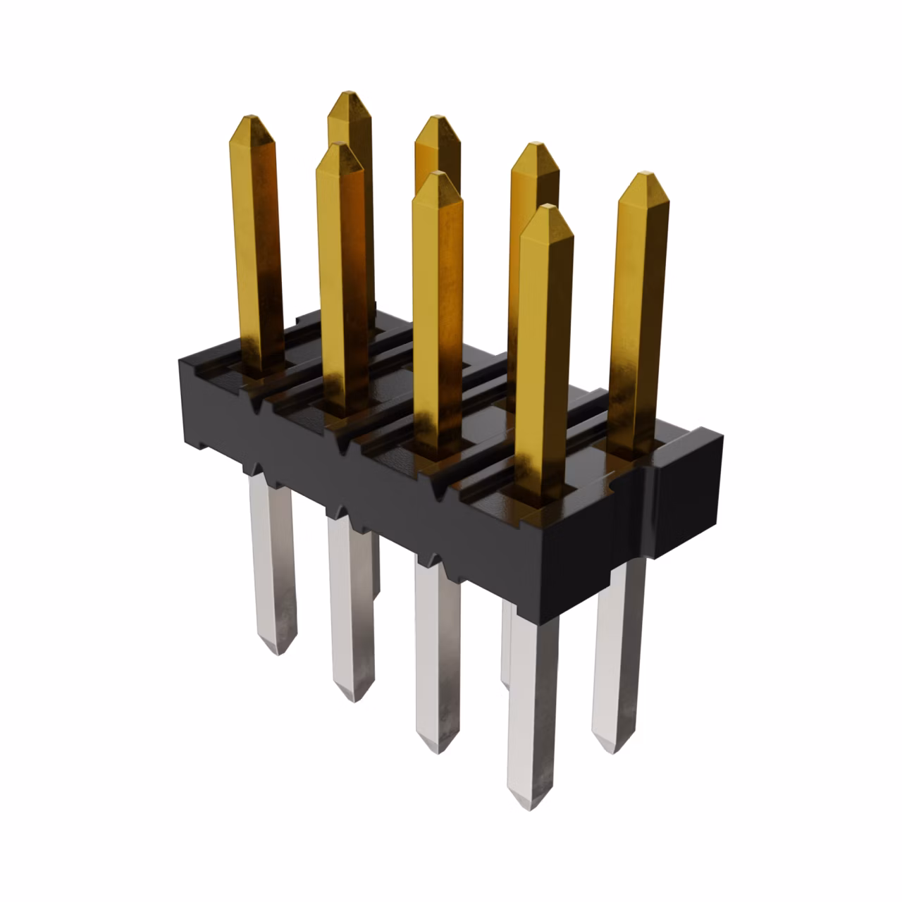 2.00mm Pitch Milli-Grid Header, Vertical, Through Hole, 8 Circuits, 0.76µm Gold (Au) Plating, Mating Pin Length 4.00mm, Tail Length 4.20mm, Tray, Lead-Free for sale