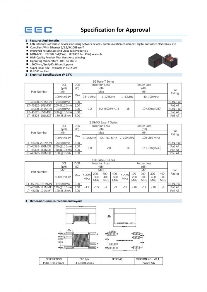 EEC LT-4532B technical document page 3