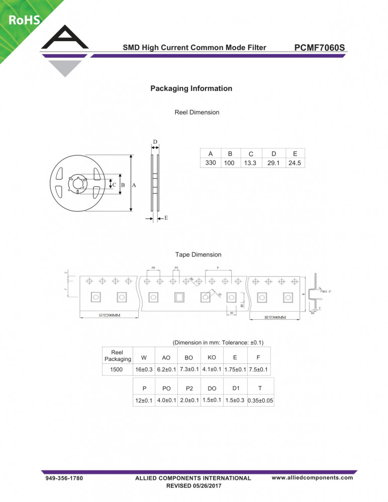 PCMF7060S series datasheet page 2