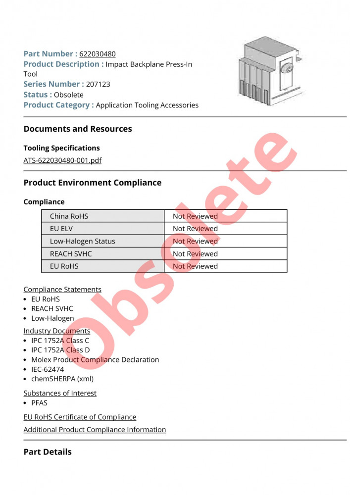 Tooling document page 1