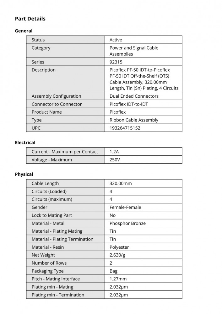 Product document page 2