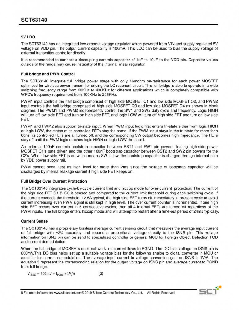 SCT63140FMAR datasheet page 8