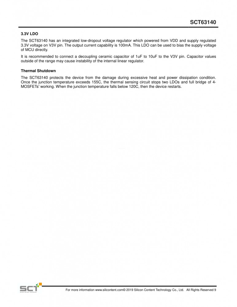 SCT63140FMAR datasheet page 9