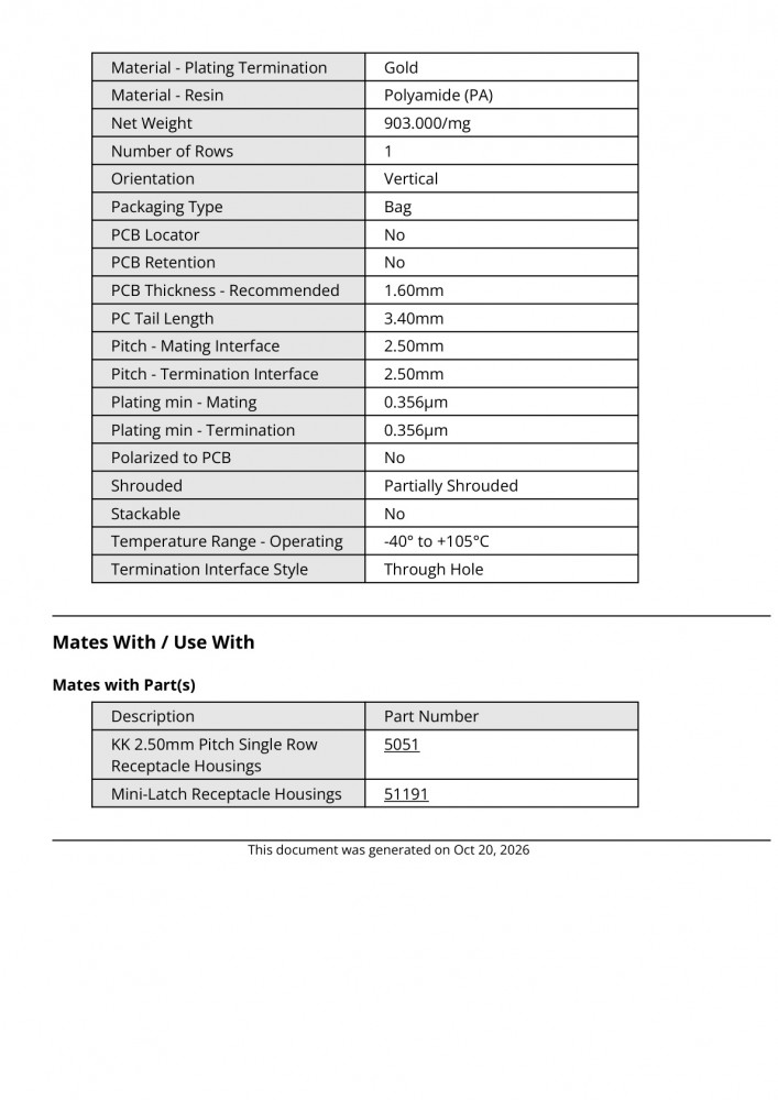 MOLEX 22111091 product document image 3