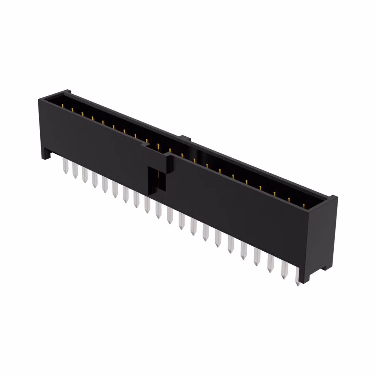 C-Grid III PCB Header, 2.54mm Pitch, Through Hole, Single Row, Vertical, Shrouded, 21 Circuits, 0.05µm Gold (Au) Flash Plating for sale