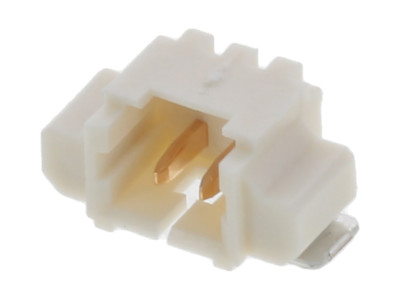 MX150 Mat-Sealed Female Connector Assembly, Dual Row, 4 Circuits, Keying Option B, without Connector Position Assurance, with Open Standard Grommet Cap, Light Gray