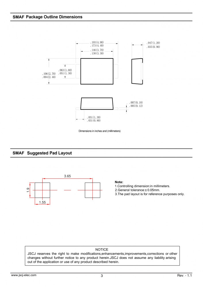 ES1GF datasheet page 3
