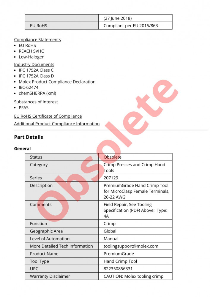 Tooling document preview, page 2