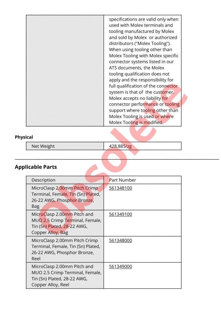Tooling document preview, page 3