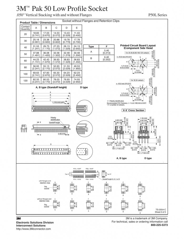 3M TS-2054 technical drawing page 3