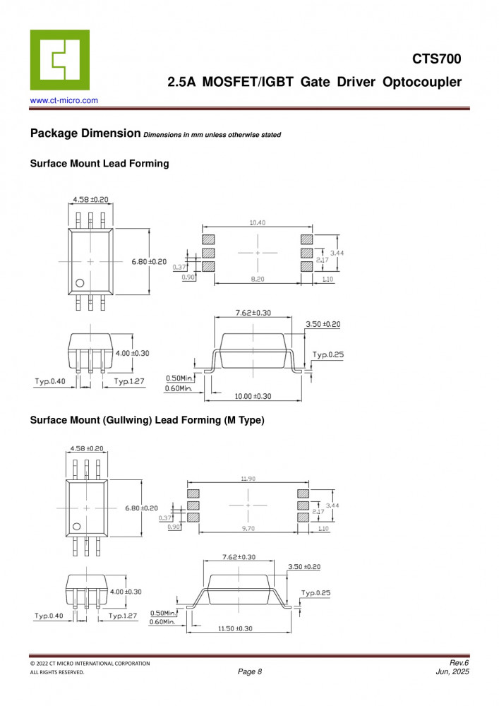 CTS700 datasheet page 8