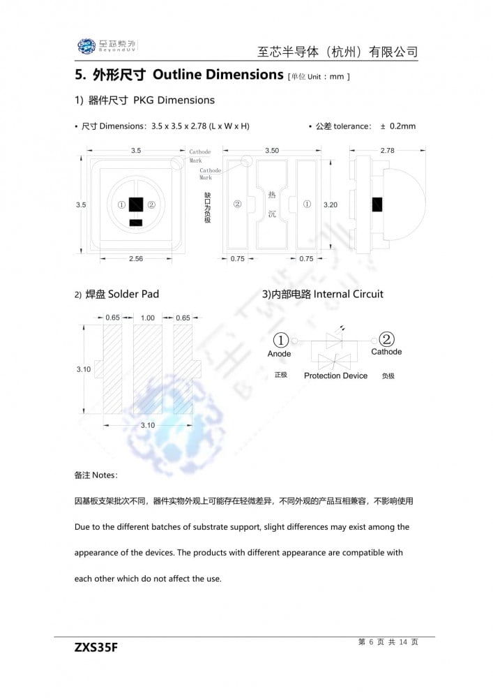 BeyondUV datasheet page 7