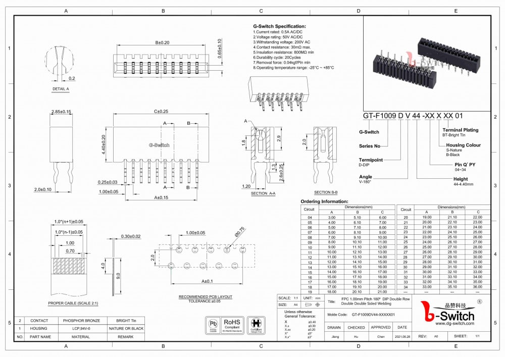 GT-F1009DV44-27BBT01 technical document preview