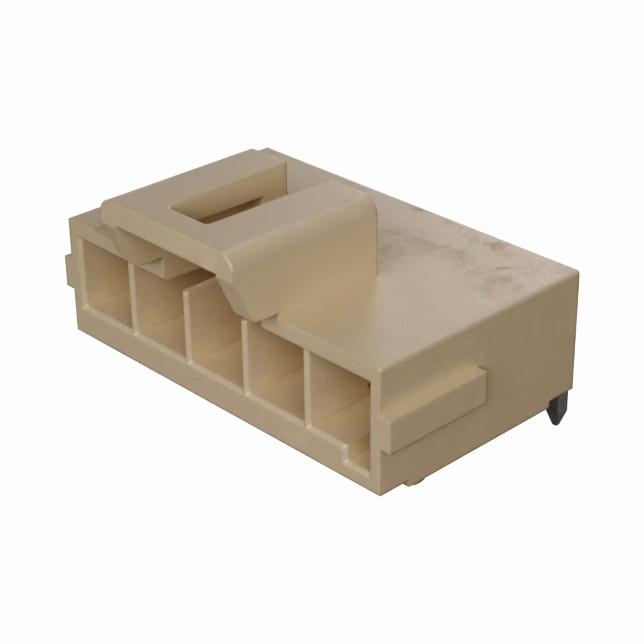 Ultra-Fit Right-Angle Header, 3.50mm Pitch, Single Row, 5 Circuits, 0.38µm Gold (Au) Plating, Natural, Glow-Wire Capable, Tray for sale