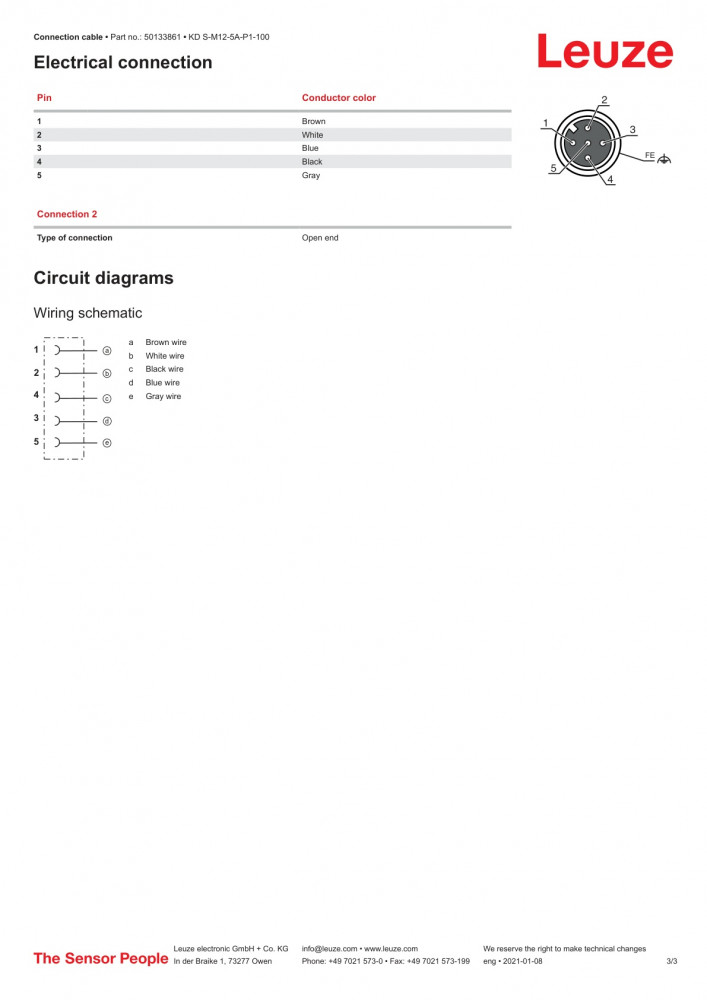 KD S-M12-5A-P1-100 technical document page 3