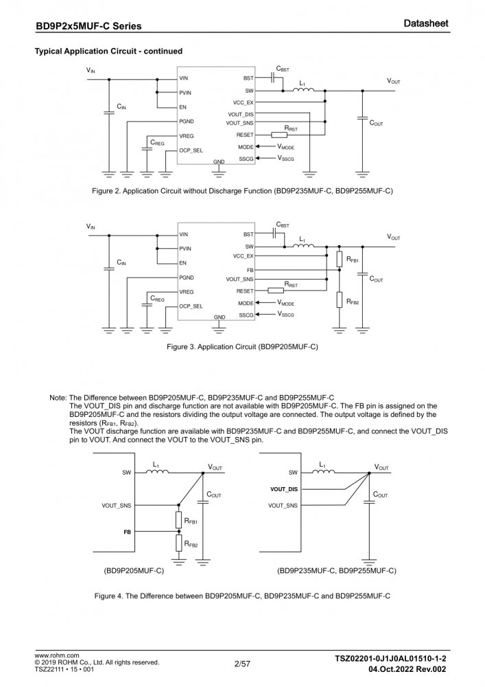 BD9P205MUF-CE2 datasheet page 2