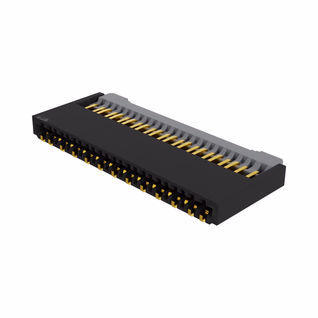 Easy-On Back Flip FPC Connector with Lock Terminal, 0.30mm Pitch, LA75 Series, Right-Angle, Surface Mount, Dual Contact Style, 0.75mm Height, 21 Circuits for sale