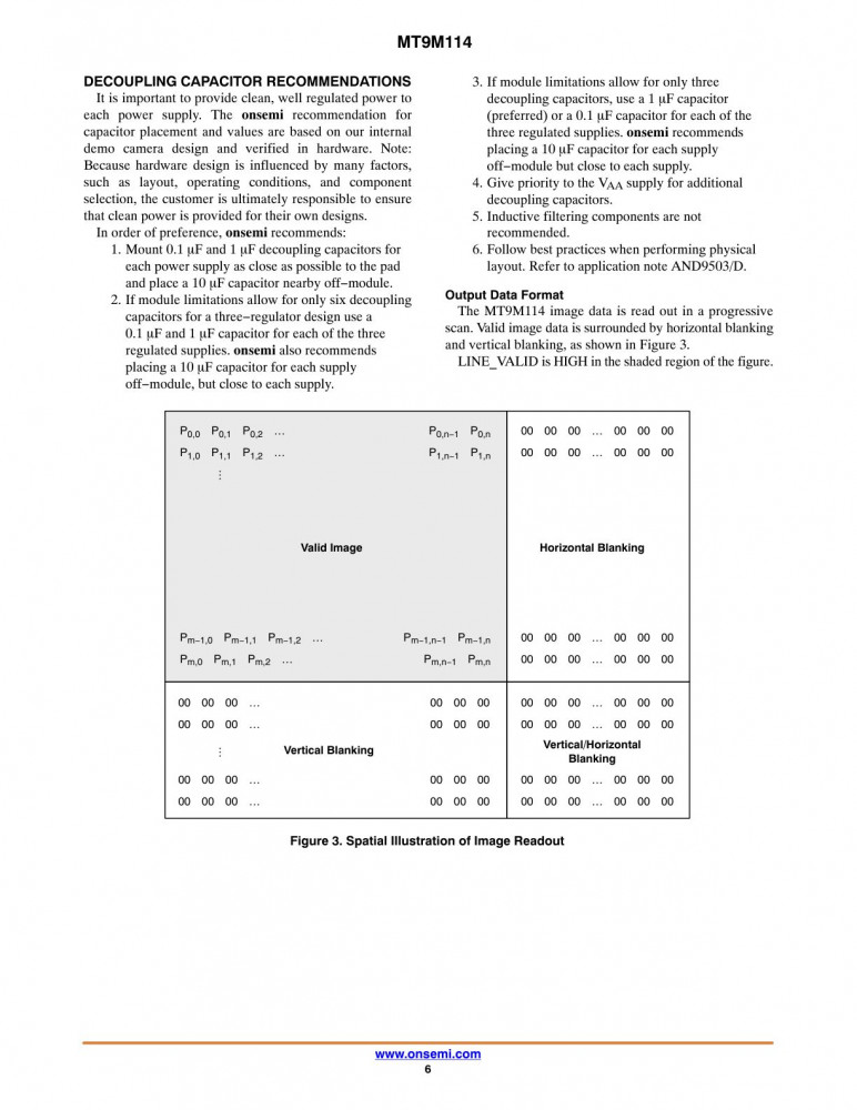 MT9M114 datasheet page 6