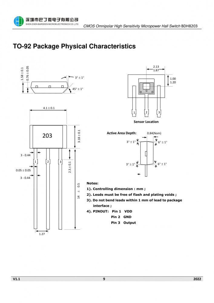 BDH8203 datasheet page 9