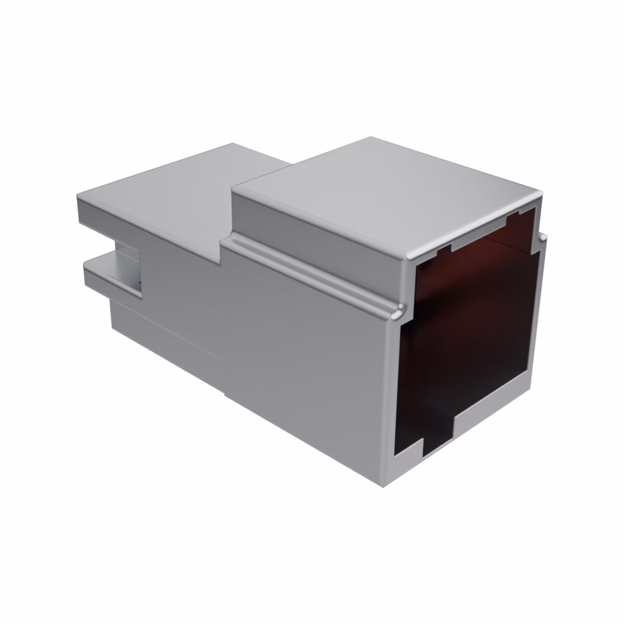 2.54mm Pitch, 0.64mm Width H-DAC 64 High Density Automotive Crimp Housing, Dual Row, 8 Circuits, Polarization Option #1, Gray for sale