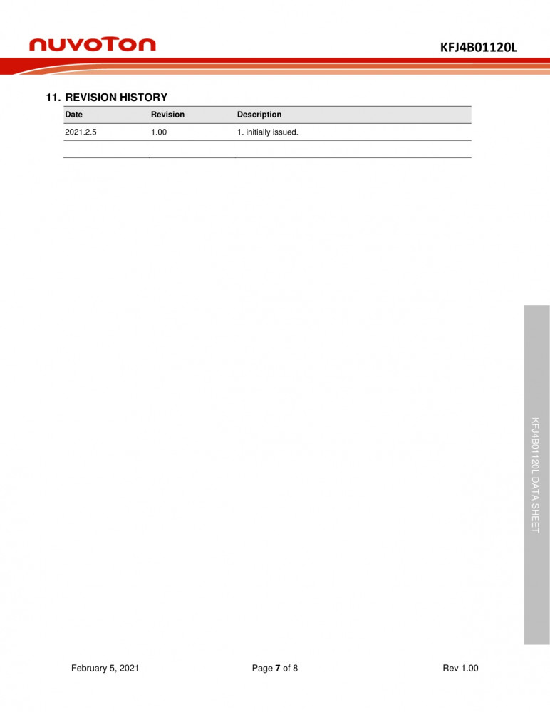 KFJ4B01120L datasheet page 7
