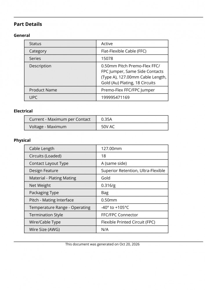 Product specification document image, page 2