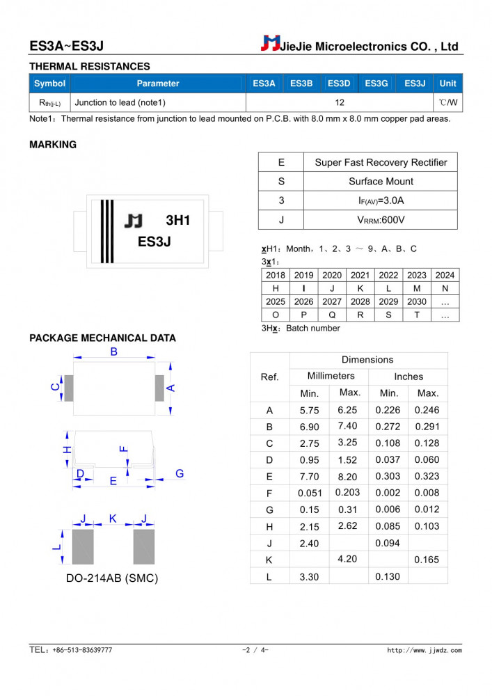 ES3D datasheet page 2