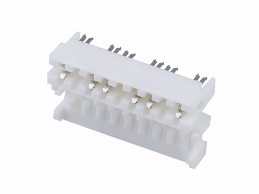 Appli-Mate RAST 2.5 IDT Housing, 2.50mm Pitch, Direct/Indirect, Female, 5 Circuits, Position Keys A, B, E, and F Removed, Polarizing Rib Between Circuits 2 and 3