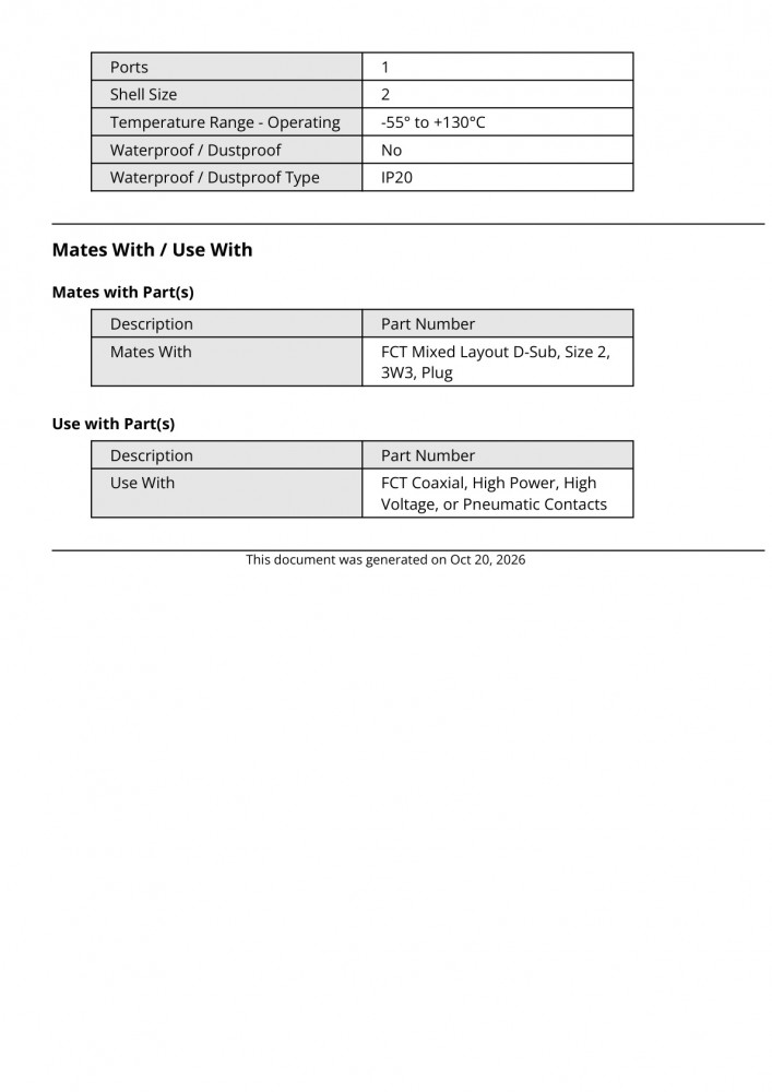 MOLEX 1731070731 product drawing preview, page 3