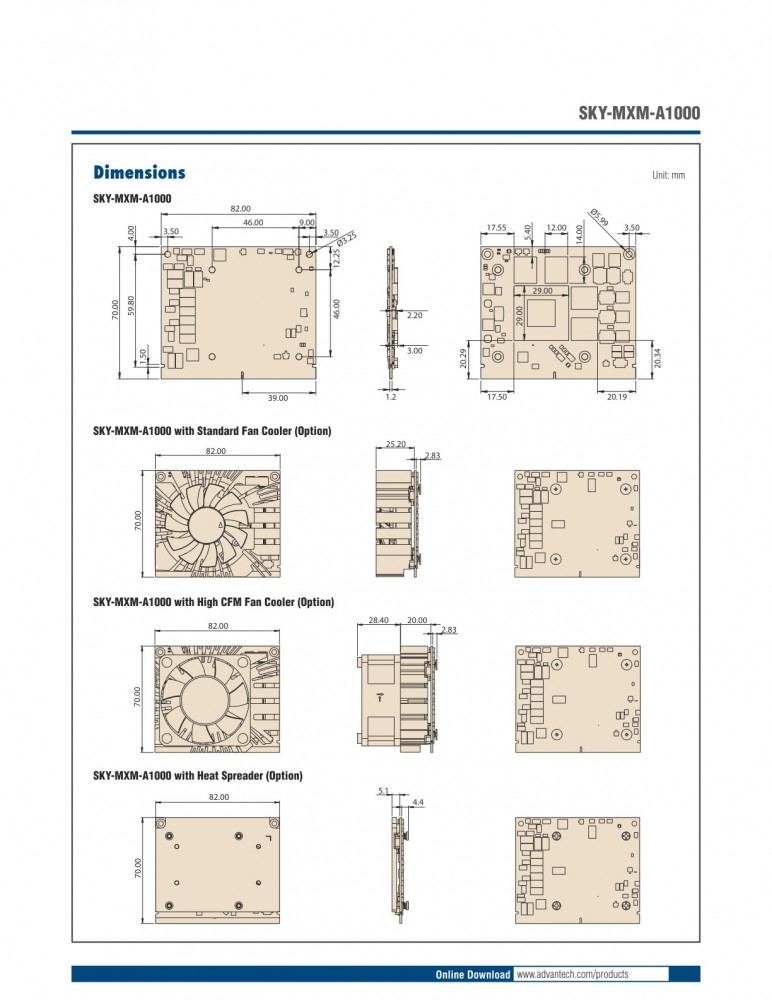 SKY-MXM-A1000 documentation page 2