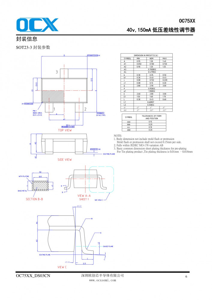 OC7550 datasheet page 6