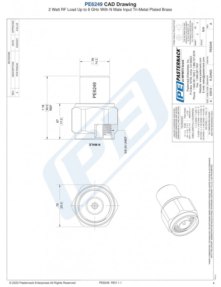 PE6249 technical document page 4
