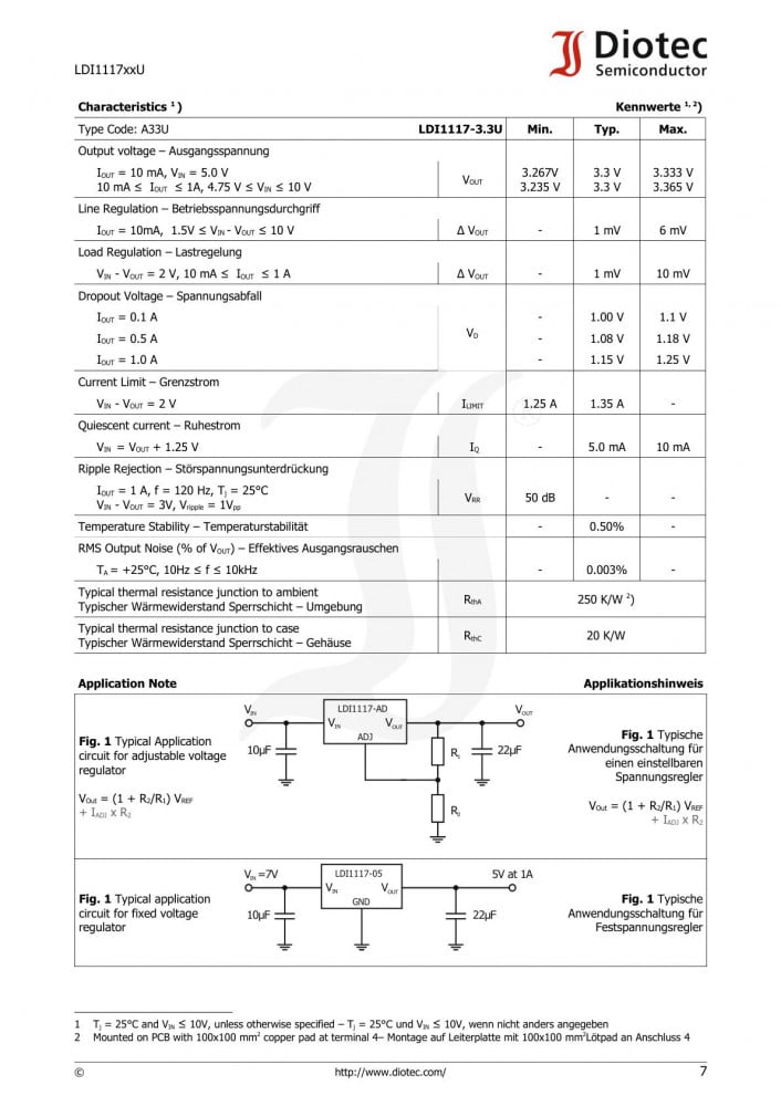 DIOTEC LDI1117 datasheet page 7