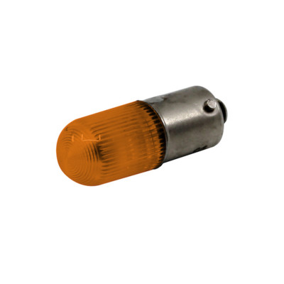 LED Lamp T-3 1/2 Bayonet Amber 15V for sale