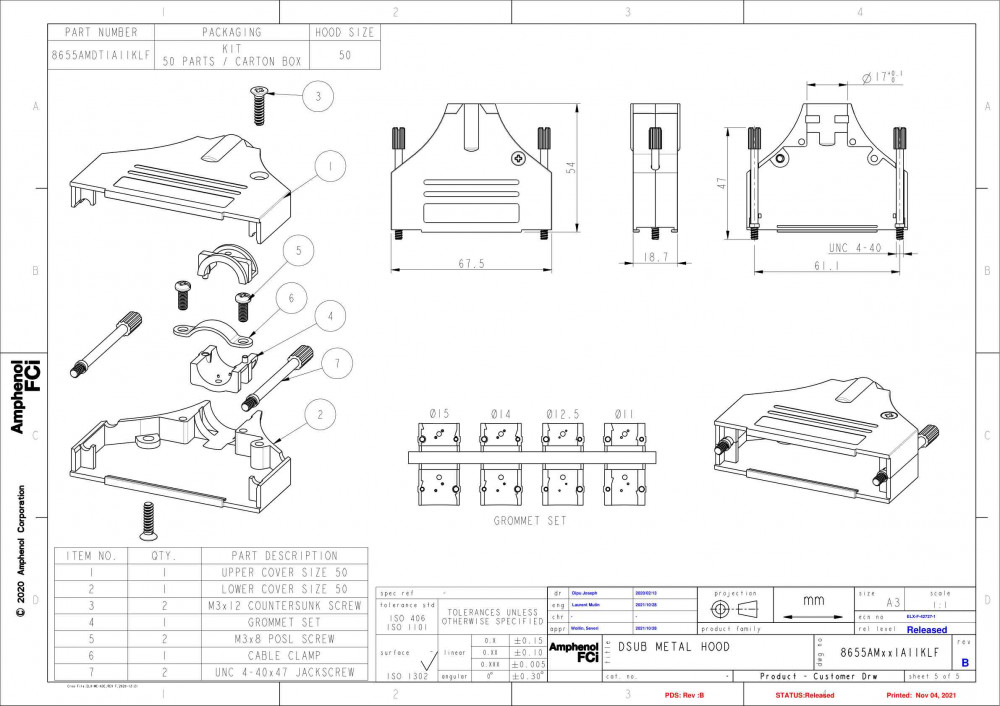 Amphenol 8655AM drawing page 5