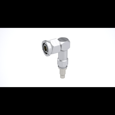 BNC / BULKHEAD JACK RECEPTACLE FRONT MOUNTING WITH SOLDER POT CONTACT