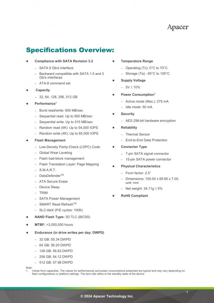 Technical document page 2