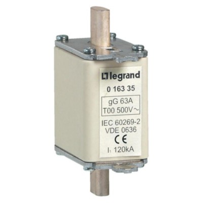HRC blade type cartridge fuse - type gG - size 00 - 35 A - with indicator for sale