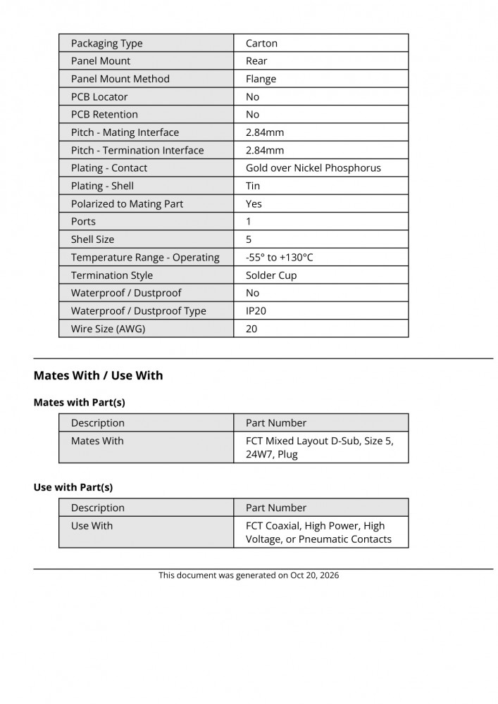 MOLEX 1727040026 technical document page 3