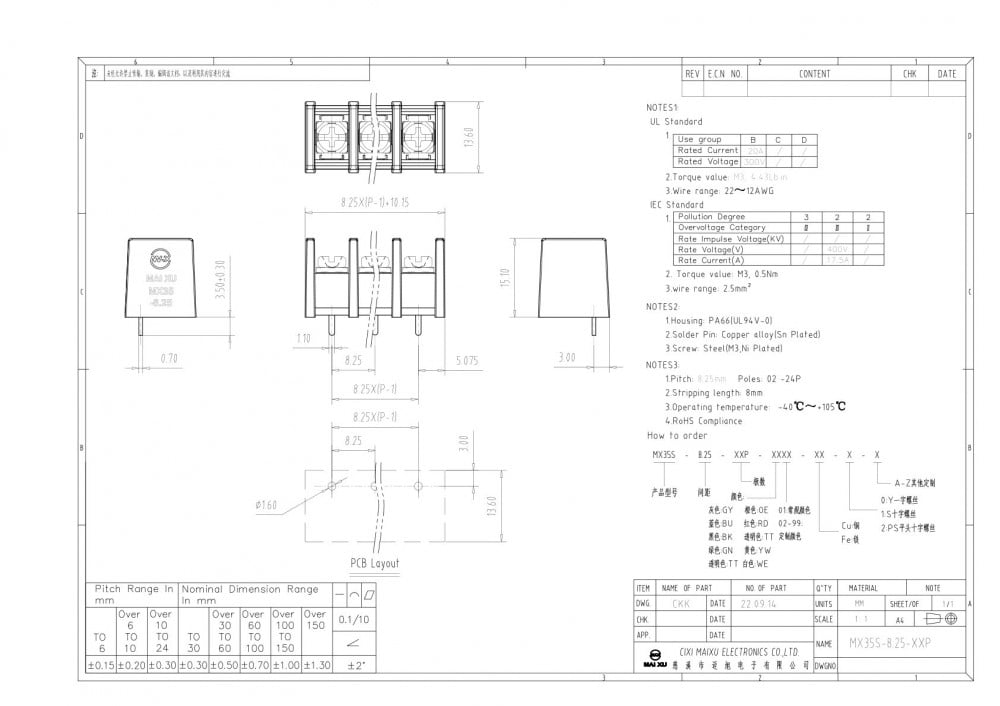 MX35S-8.25-03P-BK01-Cu-S-A technical document preview