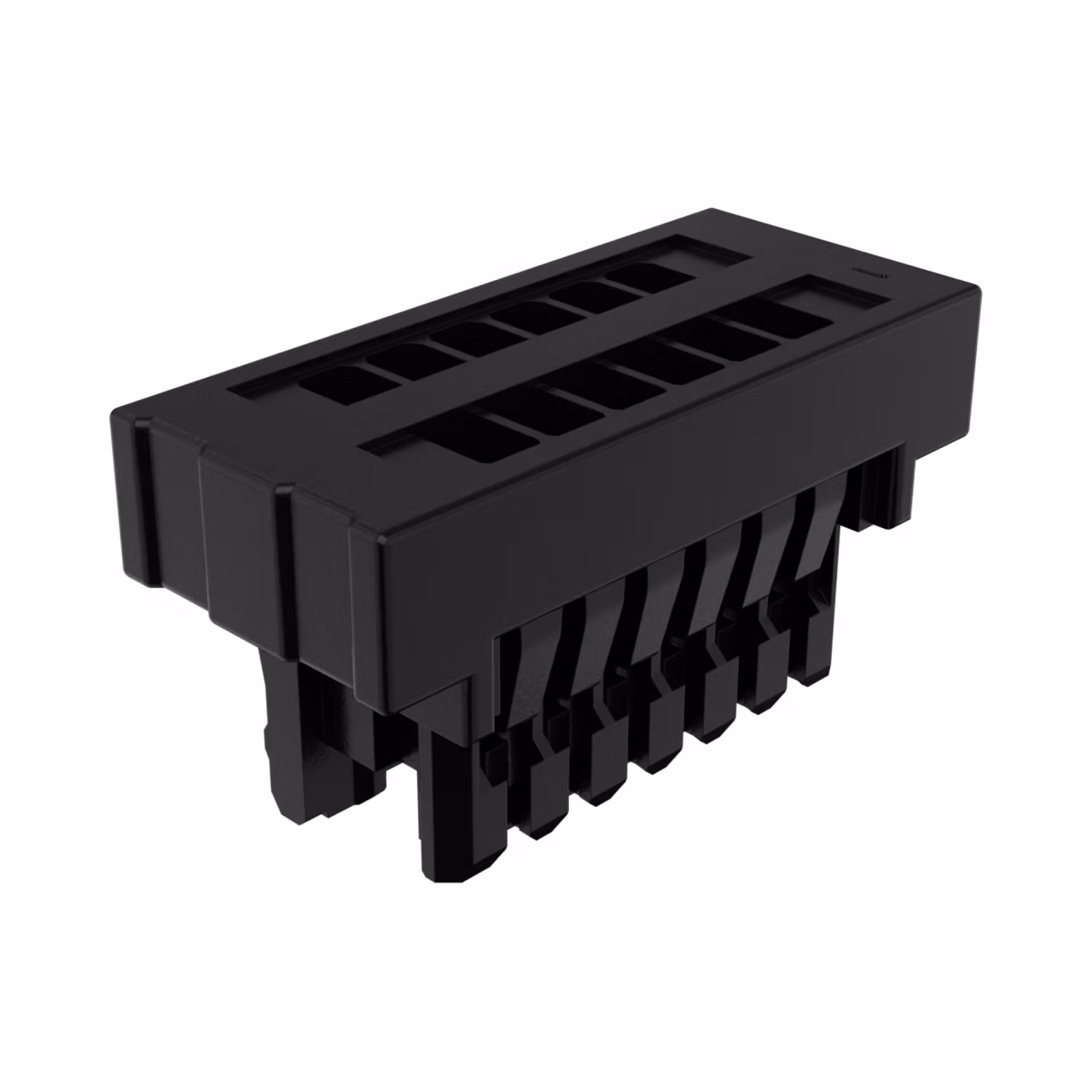 Zero-Hachi Receptacle Housing, 0.80mm Pitch, Dual Row, Friction Lock, 12 Circuits, Black for sale