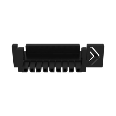 Micro-Fit BMI Receptacle Housing, Single Row, Panel Mount, 9 Circuits, Nylon, UL 94V-0 for sale