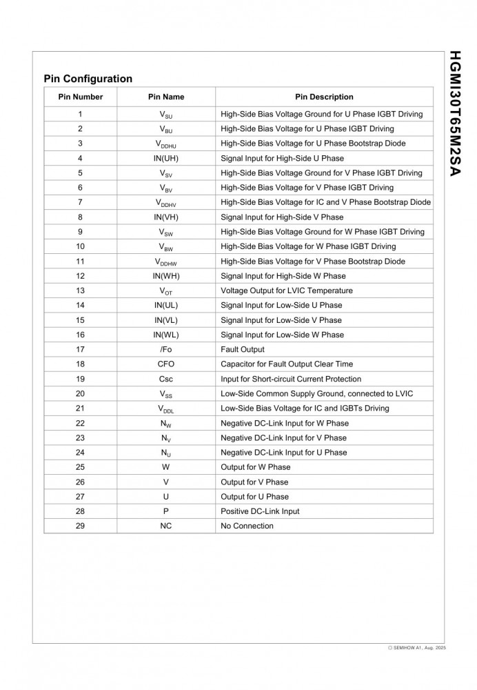 HGMI30T65M2SA datasheet page 3