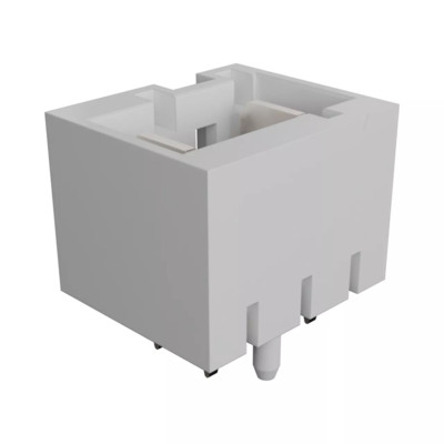 Appli-Mate RAST 5 Header, Vertical, 3 Circuits, Silver (Ag) Plating, Position Key 1b, Code Keys 01c & d20, Latch Between Circuits 1 & 2, Voided Circuit 2, PCB Polarization A, Glow-Wire Capable for sale